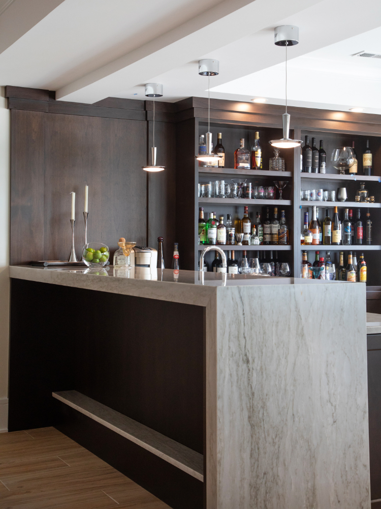 home built in bar - Geneva Cabinet Company, LLC